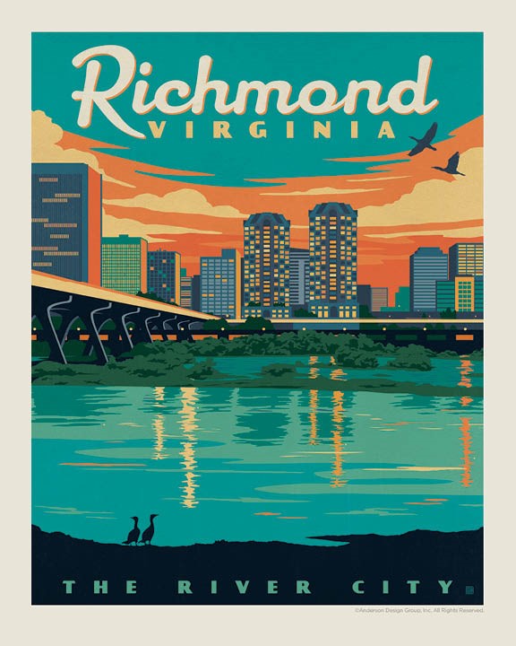 Richmond VA Print American made print